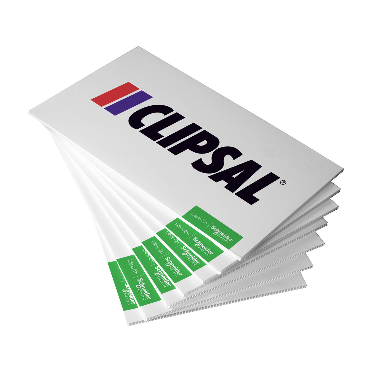 Clipsal Logo Corflutes - 800 x 400mm – Zform